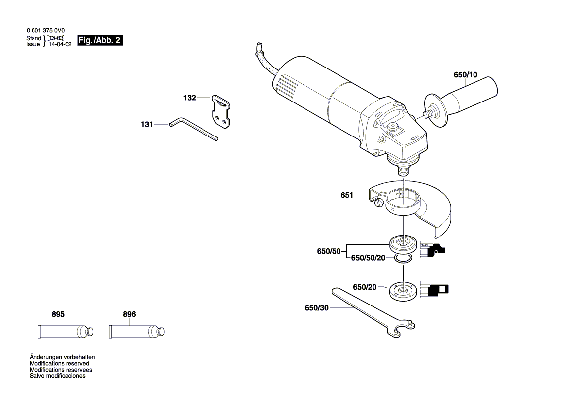 Bosch GWS 660 Yedek Parça